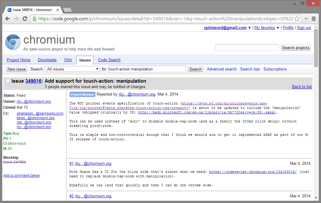 Getting touchy - an introduction to touch and pointer events / Patrick H. Lauke