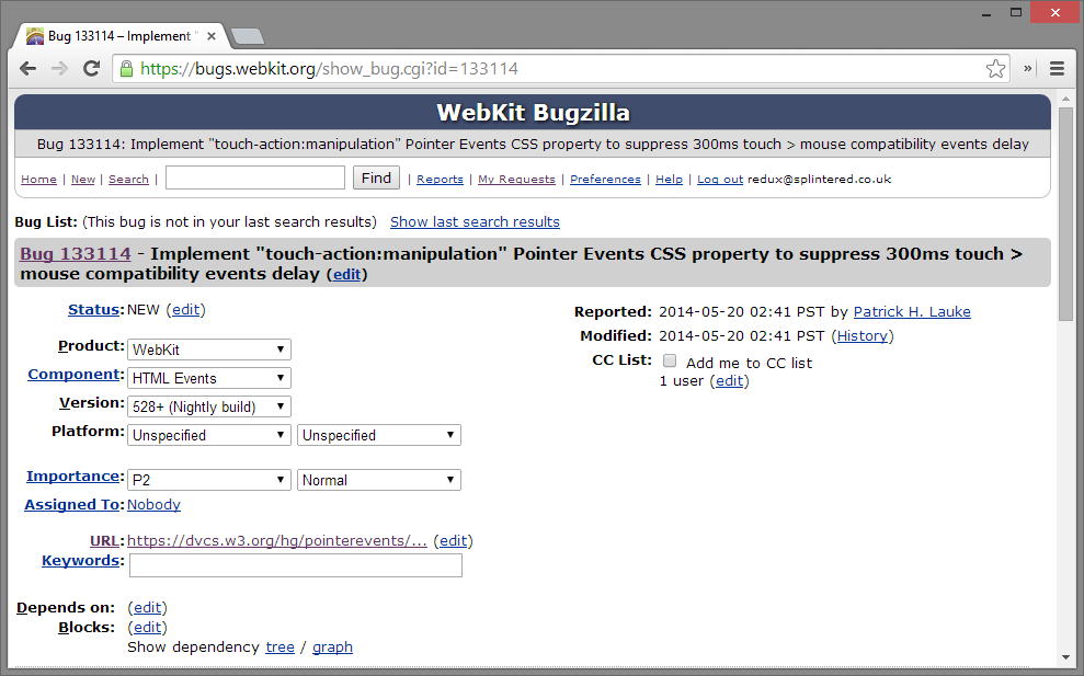 Getting touchy - an introduction to touch and pointer events / Patrick H. Lauke